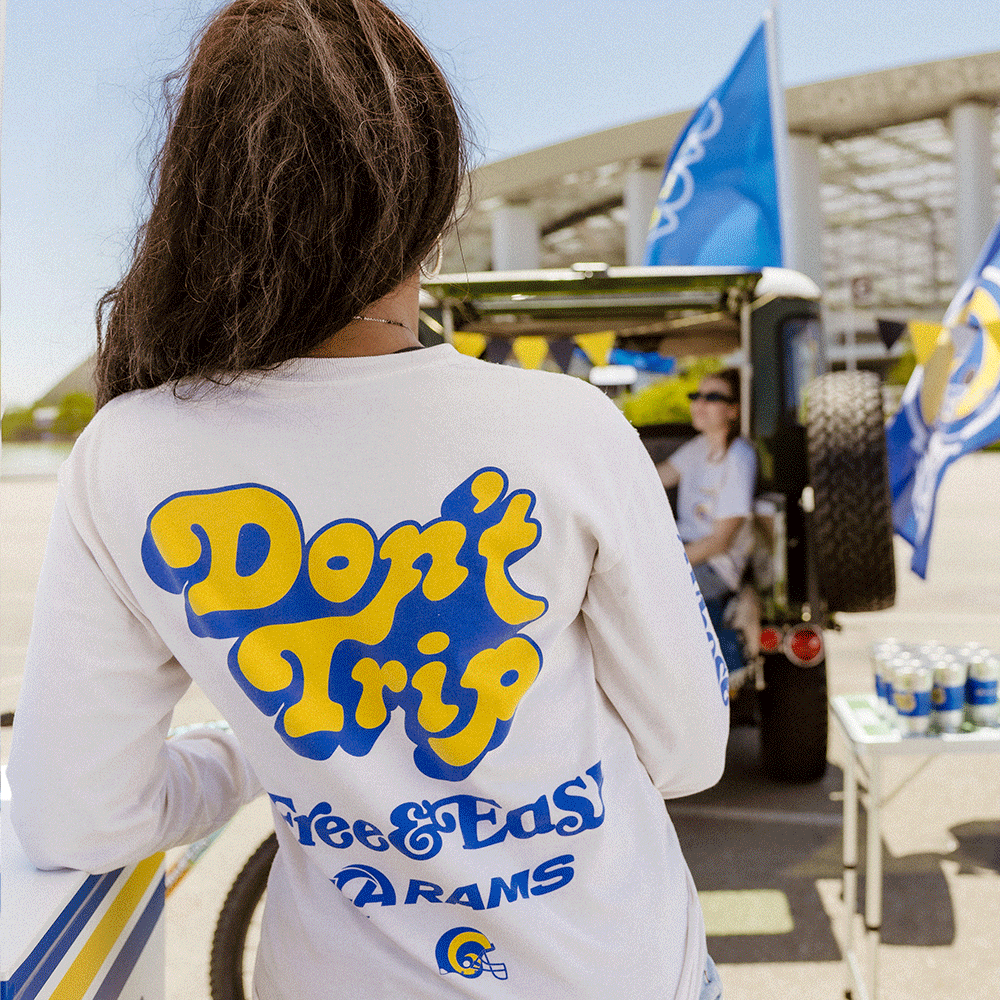 F E X LA Rams Don t Trip LS Tee Free Easy f-e-x-la-rams-don-t-trip-ls-tee-free-easy