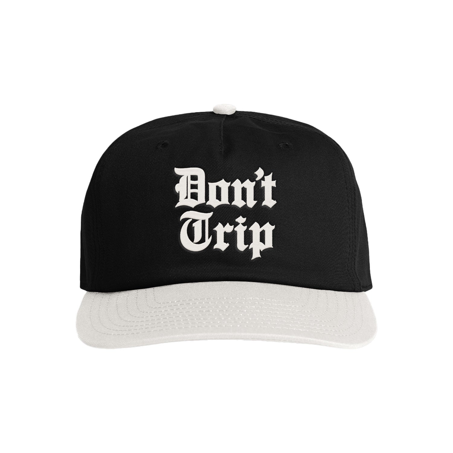 Olde E Two Tone 5 Panel Snapback Hat - Free & Easy