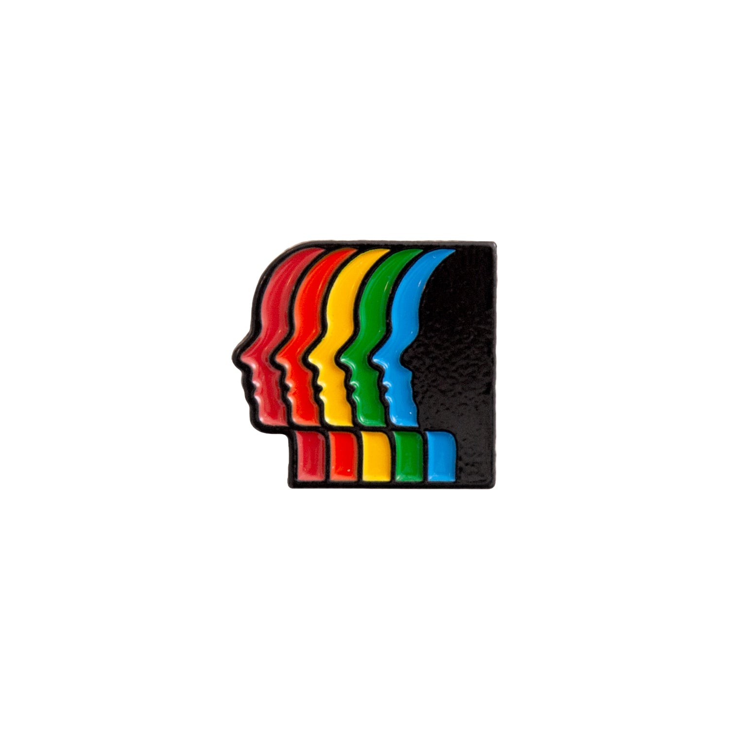 Faces Enamel Pin - Free & Easy