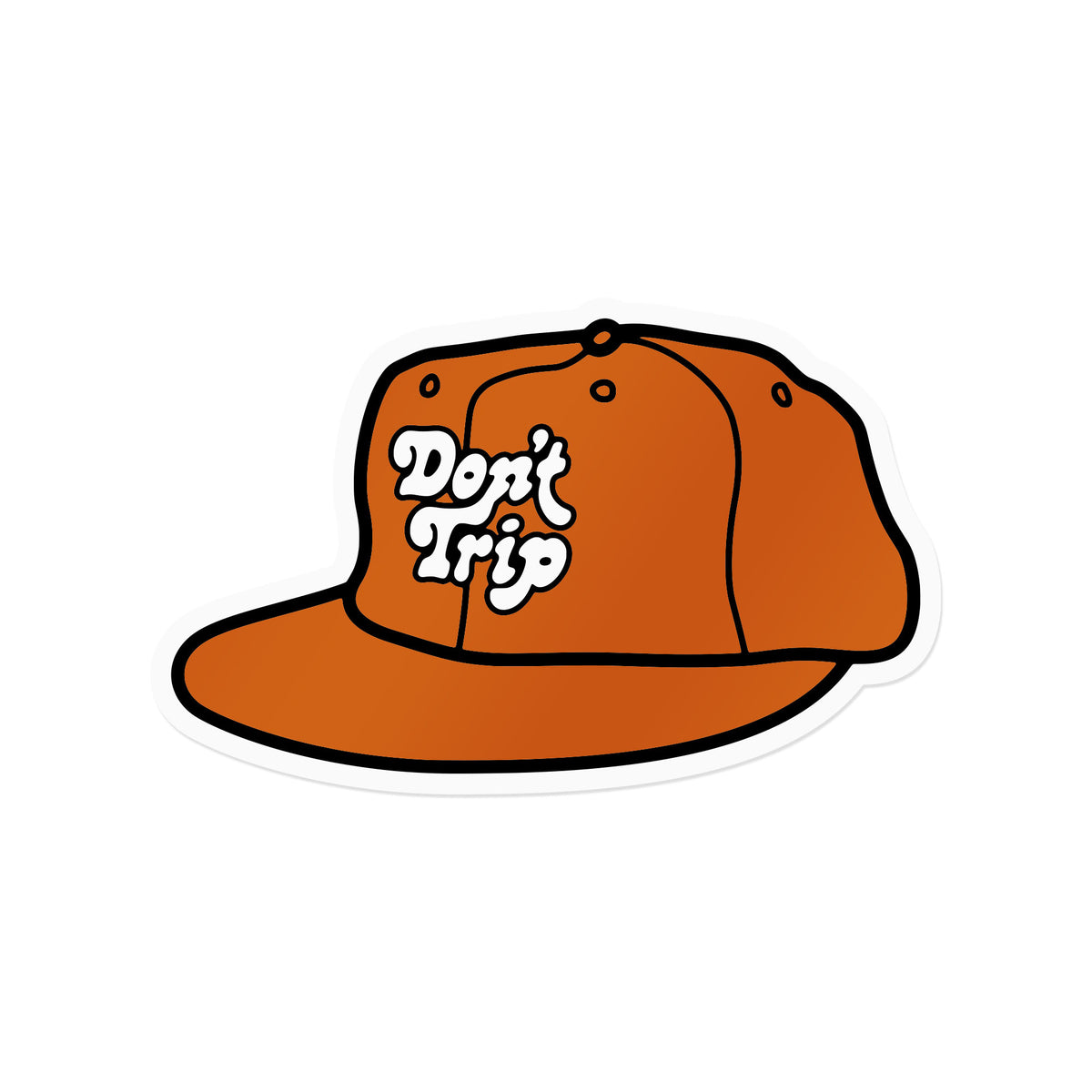 Don't Trip Hat Stickers (6 Pack) – Free & Easy
